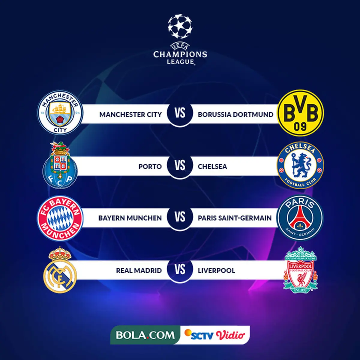 Jadwal Liga Champions Leg 2 Babak 16 Besar Ucl Suhu Bonsai Jadwal