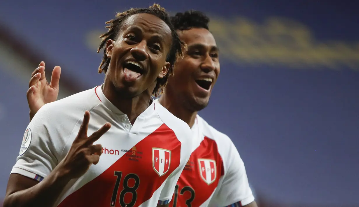 FOTO: Peru Menang Tipis atas Venezuela - Foto Liputan6.com
