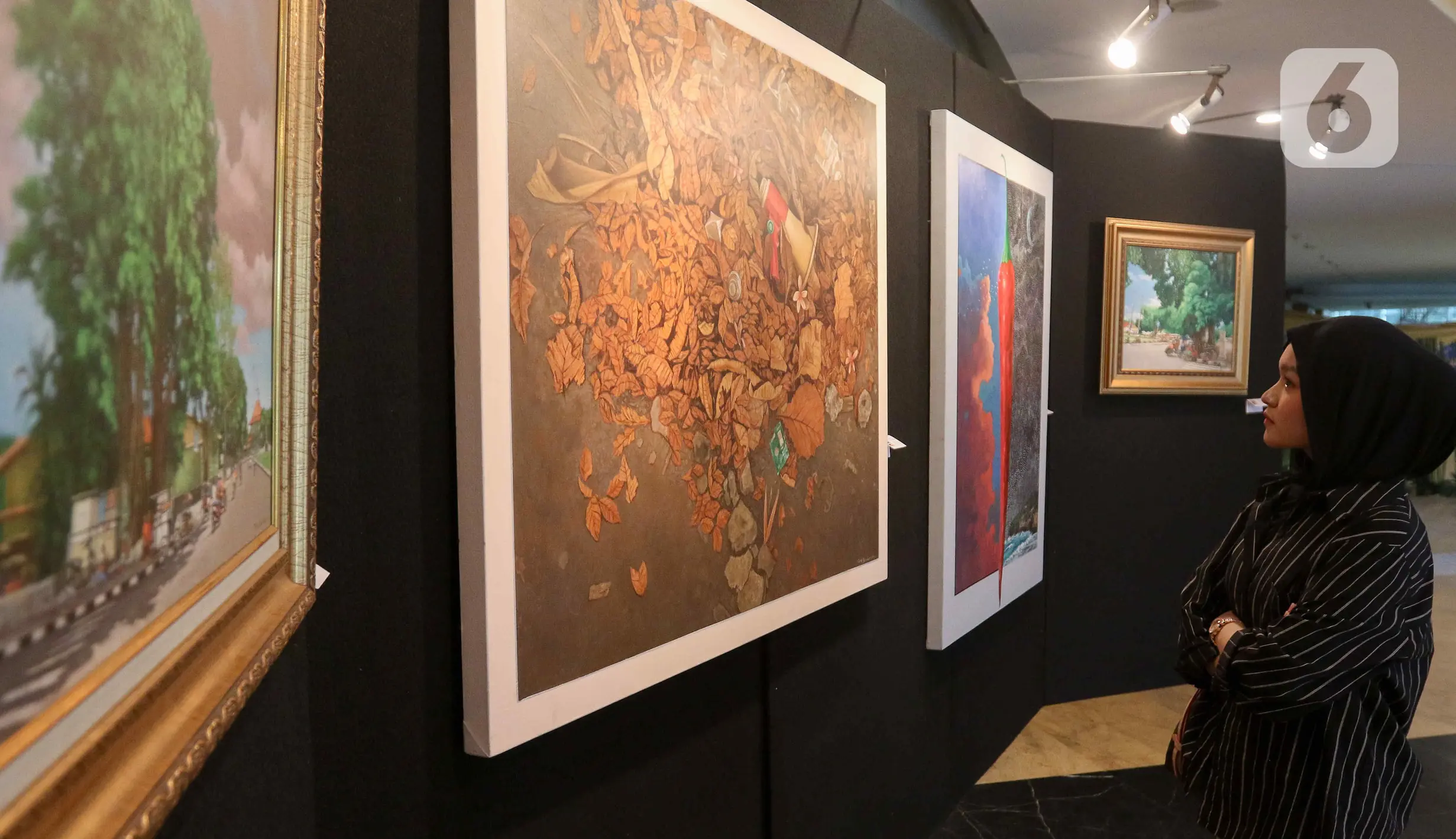 Pameran Seni Rupa Bergerak di TIM Jakarta - Foto Liputan6.com