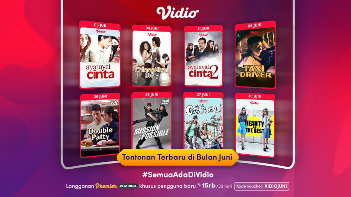 Promo Voucher Vidio Terbaru untuk Streaming Drama Korea dan Film Juni ...