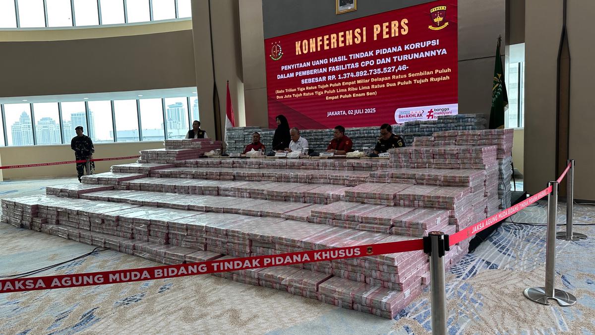 Kejagung Terima Uang Pengganti Kerugian Negara Rp1,37 Triliun Terkait Korupsi CPO - News ...