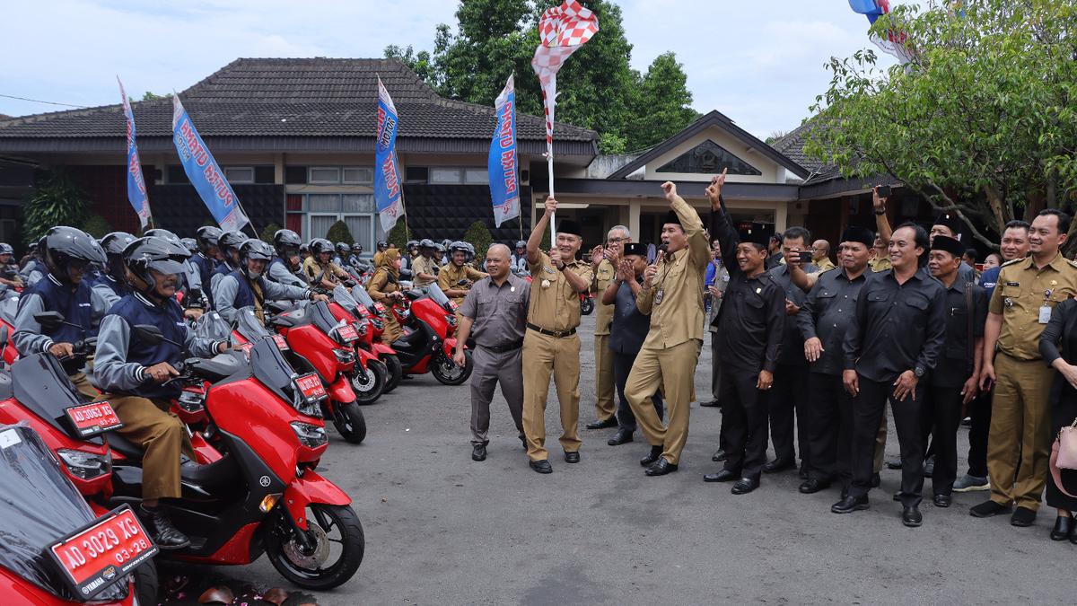 Berwarna Serba Merah, Motor Dinas Lurah dan Kepala Desa Wonogiri ...