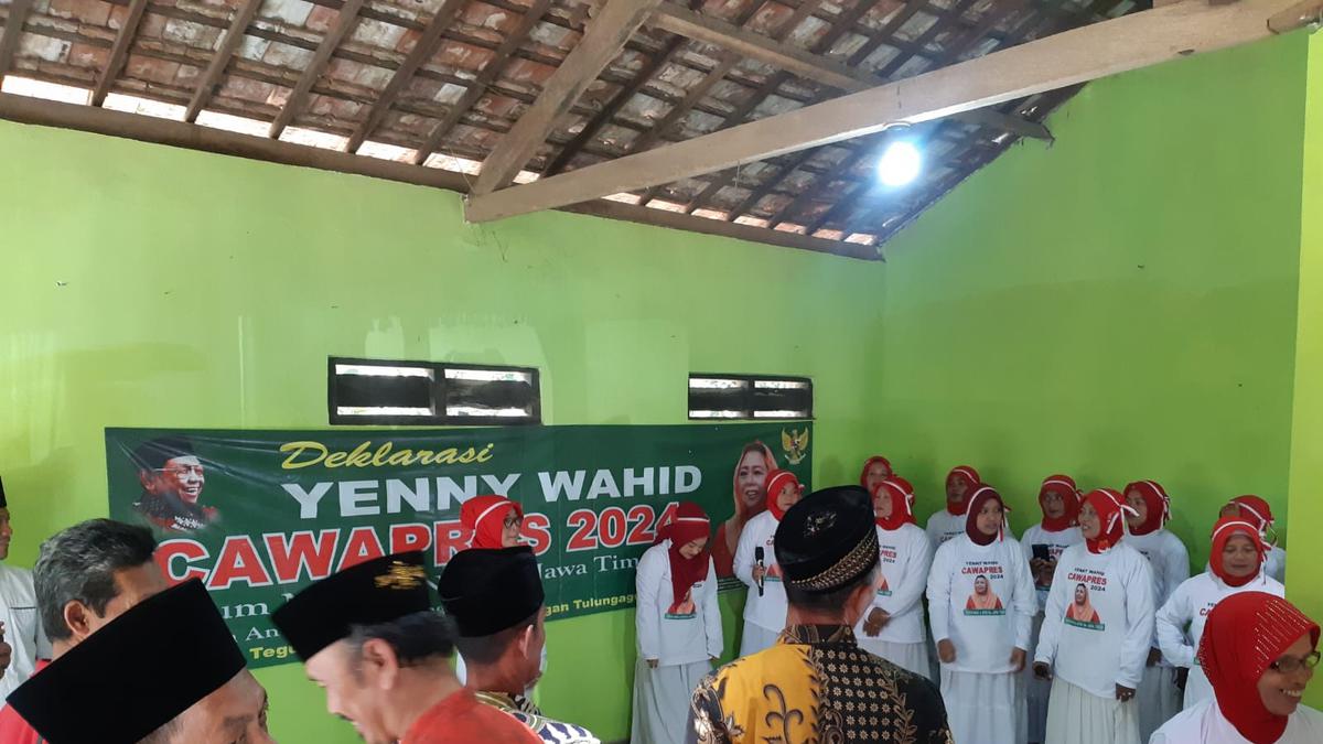 Forum Ning dan Nyai Jawa Timur Deklarasi Dukungan Yenny Wahid Cawapres ...