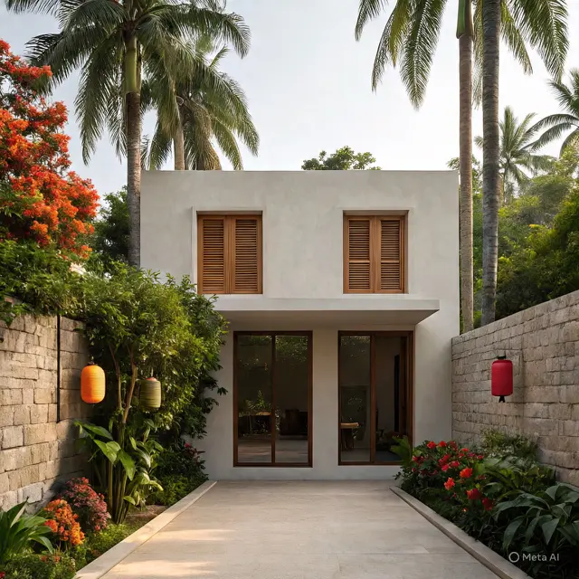 9 Model Rumah yang Sederhana di Dalam Gang Sempit, Tetap Estetik dan Fungsional - Hot Liputan6.com