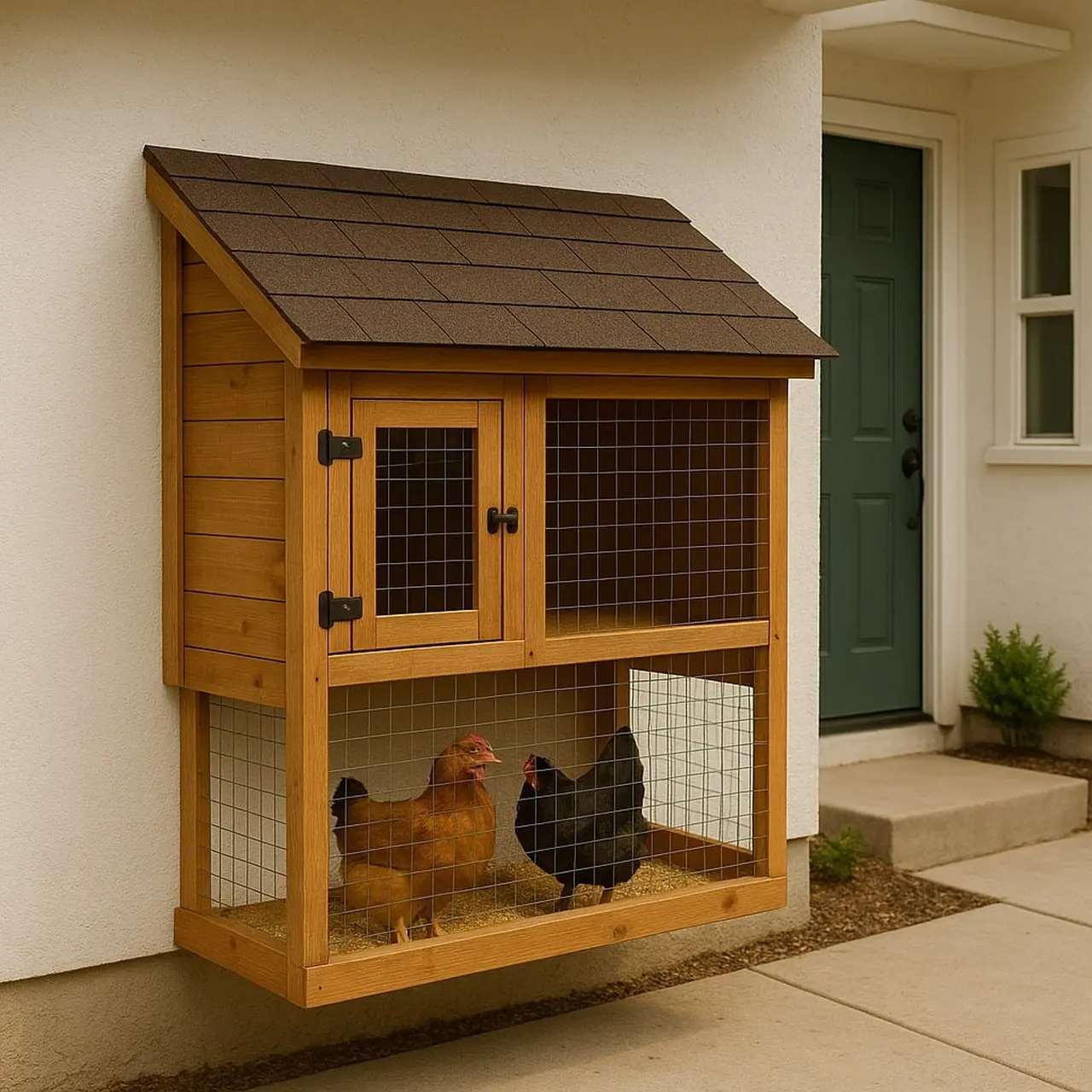 6 Model Kandang Ayam di Depan Rumah untuk Lahan Sempit, Fungsional dan ...