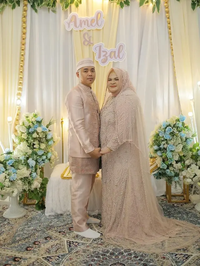 6 Potret Pernikahan Nurul Akmal Atlet Angkat Besi, dari Akad hingga Resepsi - Hot Liputan6.com