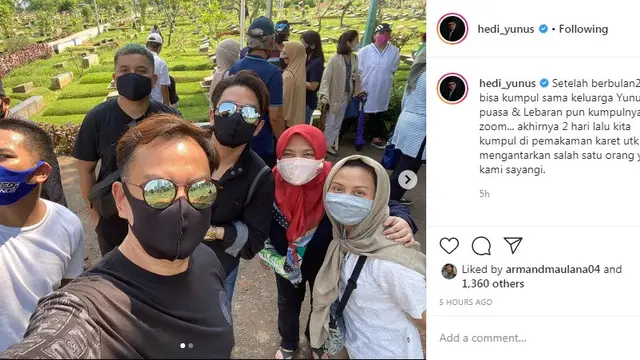 Lama Tak Bertemu Keluarga, Hedy Yunus Berkumpul di Pemakaman - ShowBiz ...