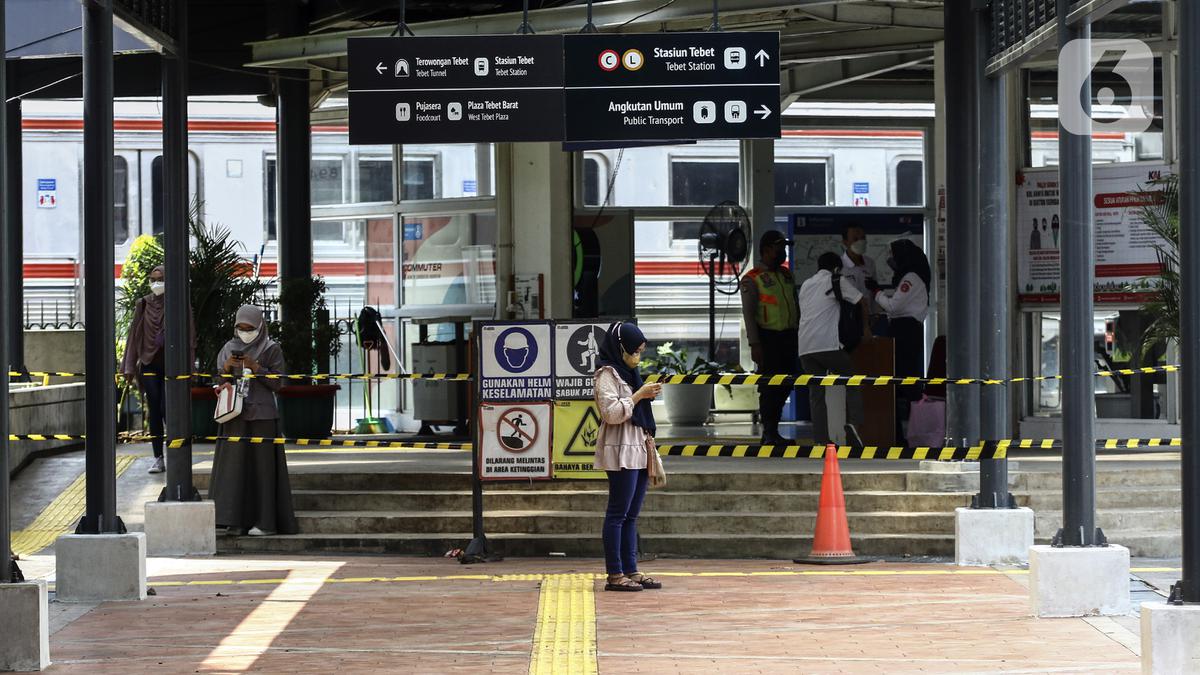 FOTO: Penataan Kawasan Stasiun Tebet - Foto Liputan6.com