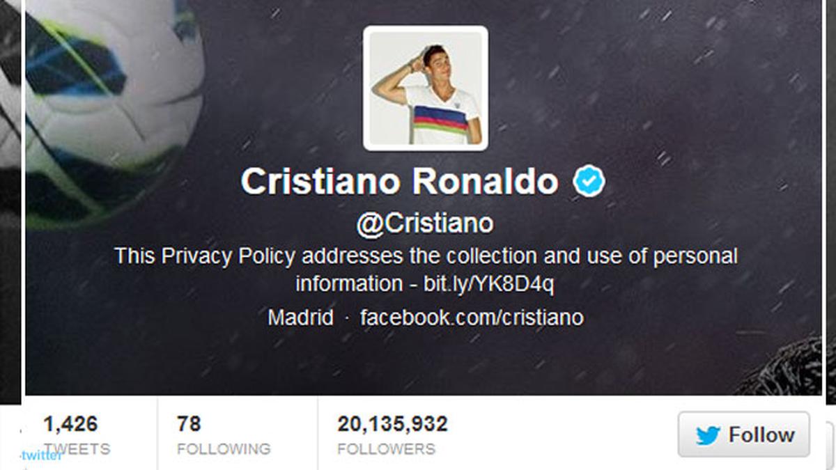 Followers Cristiano Ronaldo, Nomor Satu di Twitter - Bola Liputan6.com