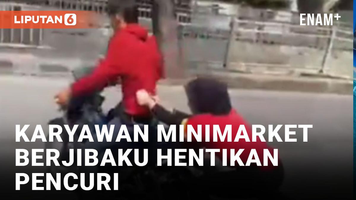 Viral Aksi Karyawan Minimarket di Semarang Gagalkan Aksi Pencurian ...