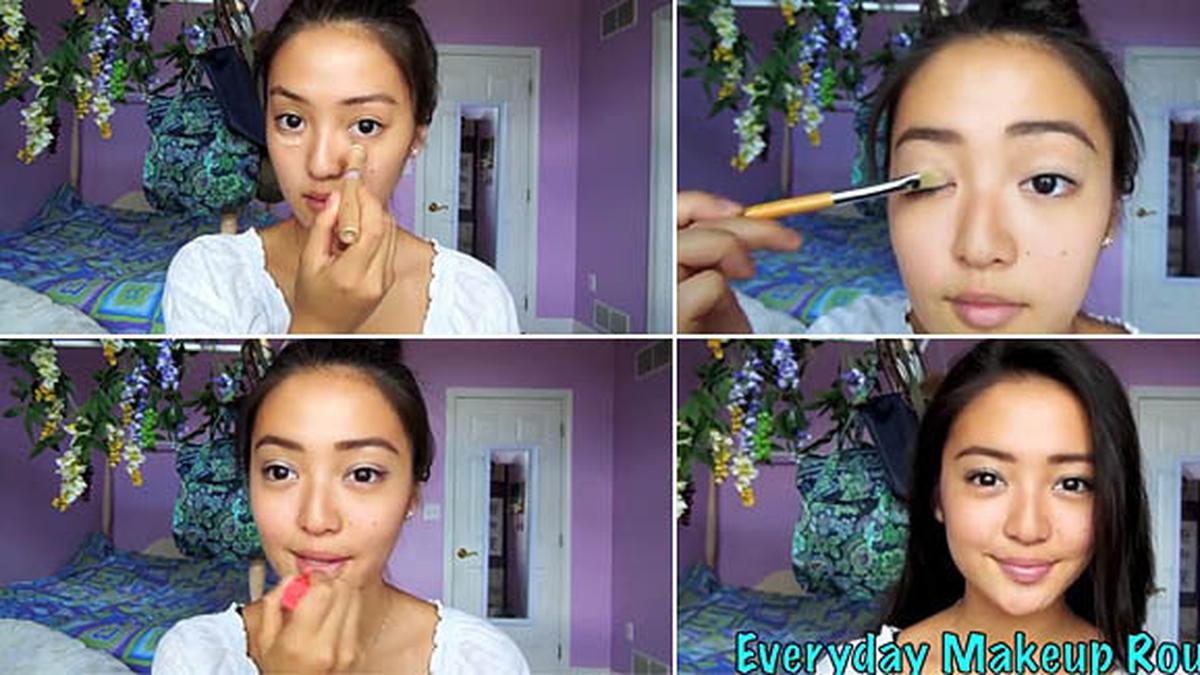 Tutorial Makeup Natural Untuk Pemula Yang Baru Belajar - Beauty Fimela.com