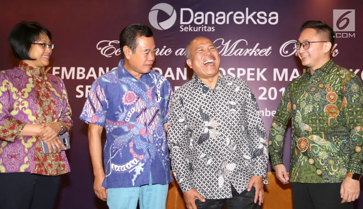 FOTO: Bahas Proyeksi Perekonomian dalam Negeri di 2019 - Foto Liputan6.com