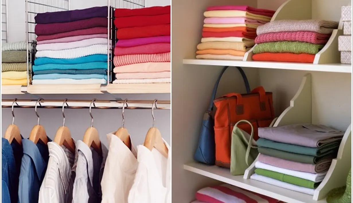 Berbagai Tips Menata Lemari Agar Lebih Rapi - Photo Fimela.com