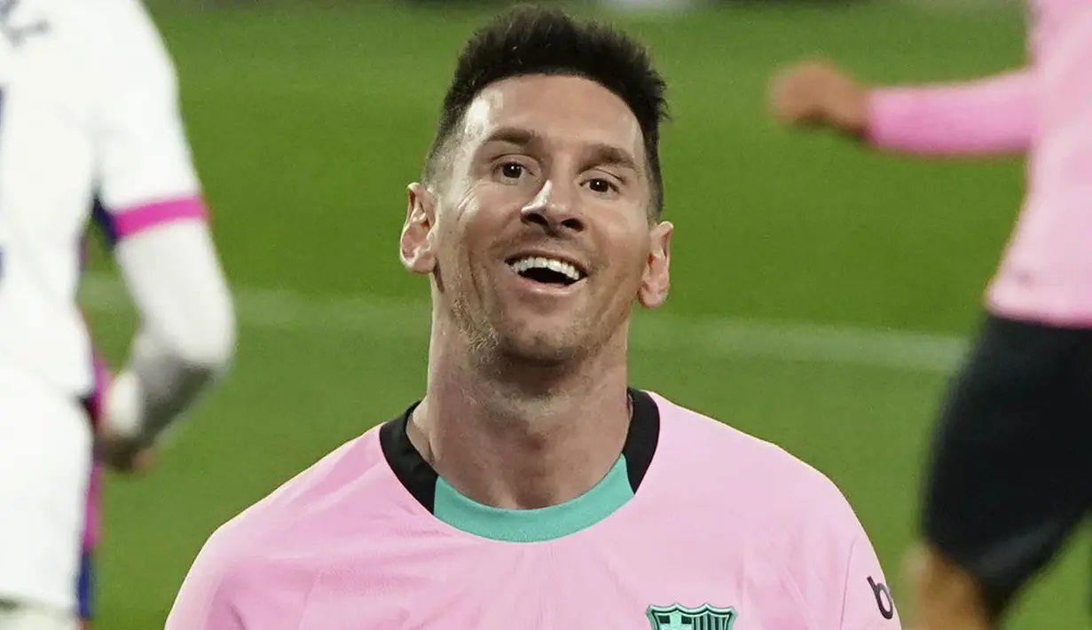 Foto Liga Spanyol: Kebahagiaan Lionel Messi Usai Berhasil Pecahkan ...