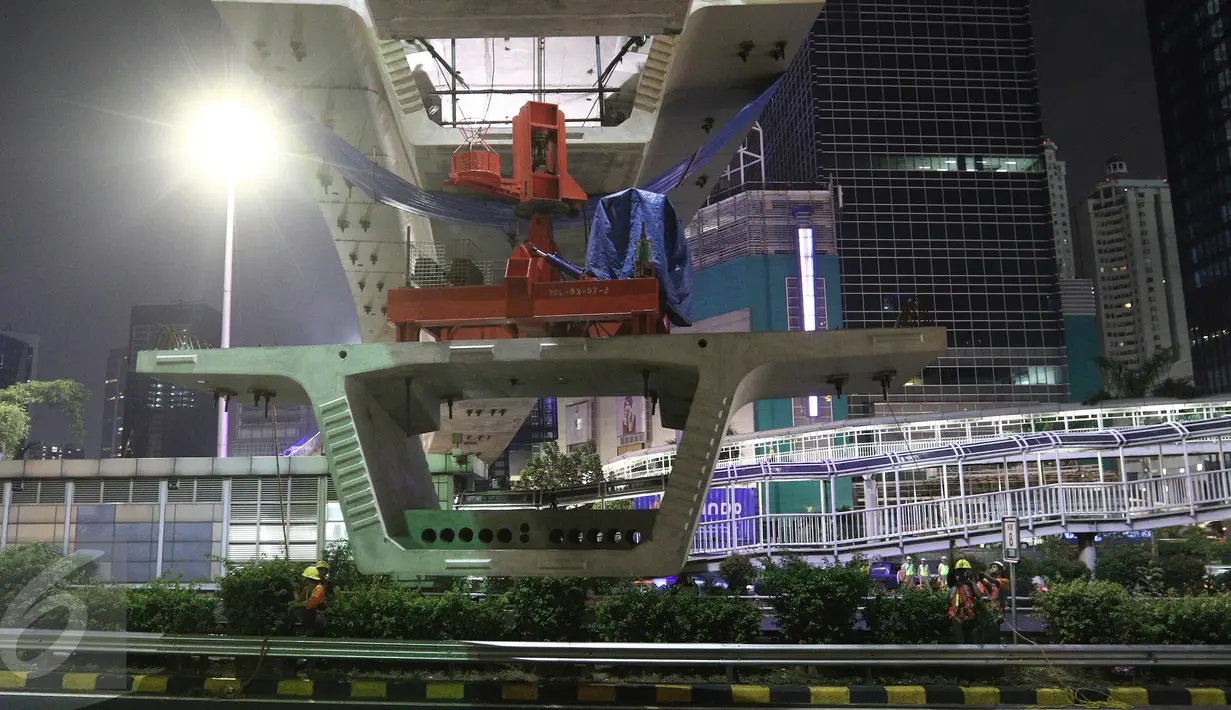 Pengerjaan Ramp I Simpang Susun Semanggi Rampung - Foto Liputan6.com