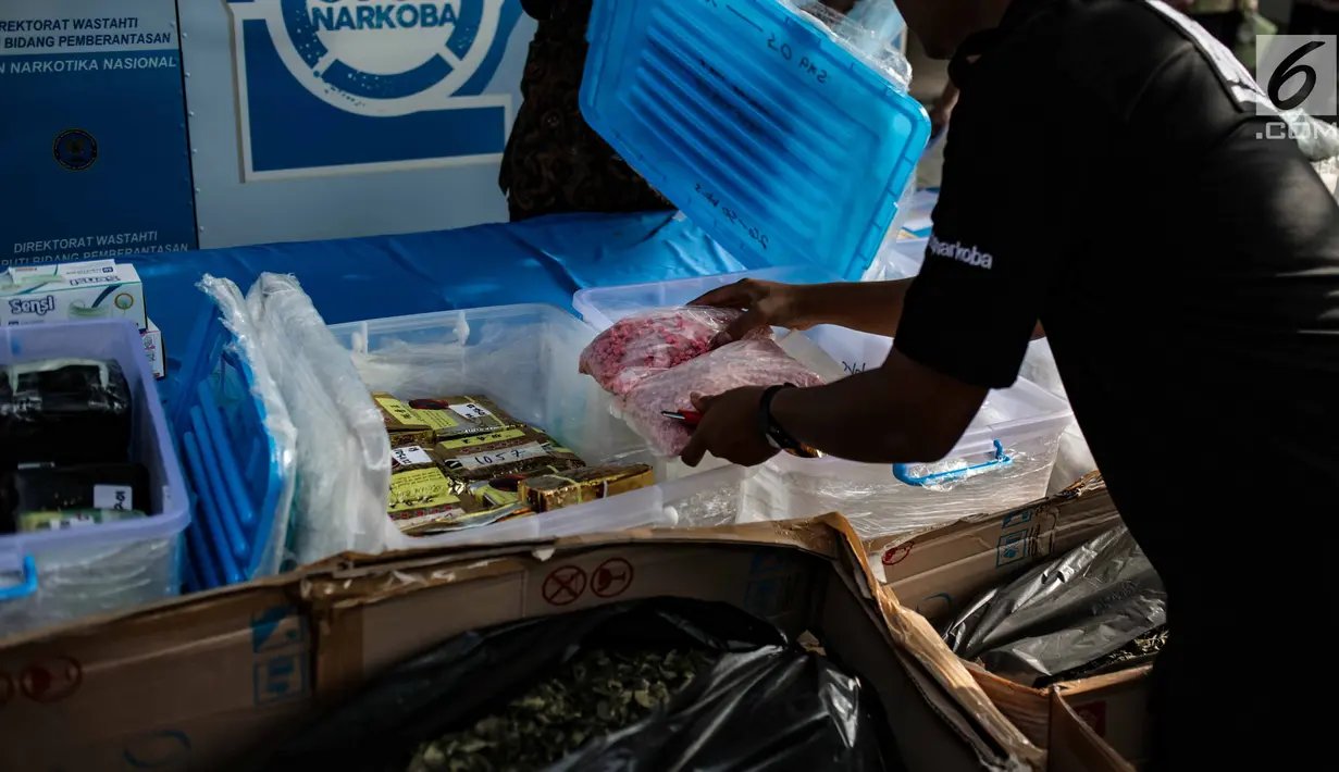 FOTO: BNN Musnahkan Narkoba Hasil Pengungkapan 4 Perkara - Foto ...