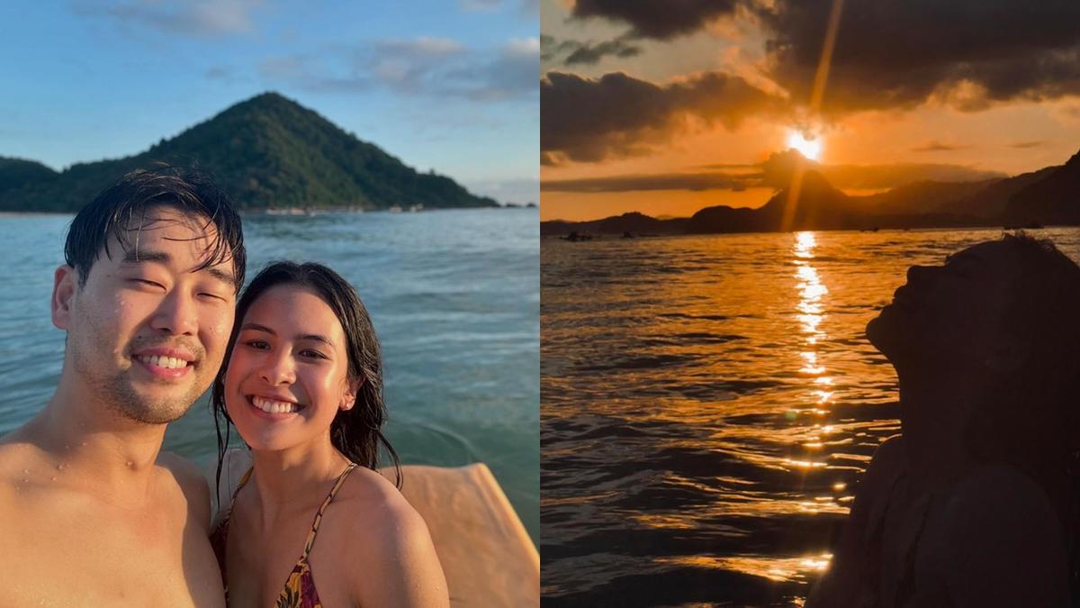 7 Potret Romantis Maudy Ayunda dan Jesse Choi di Lombok, Honeymoon Lagi - Hot Liputan6.com