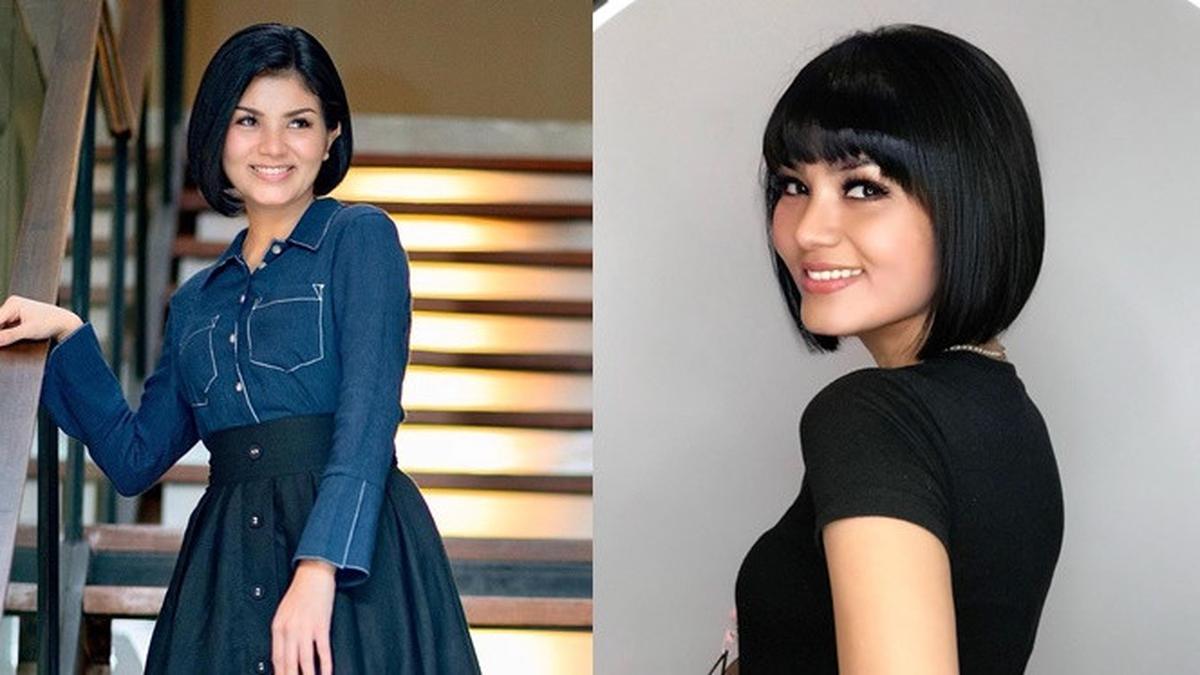 6 Potret Terbaru Intan RJ dengan Rambut Berponi, Awet Muda di Usia 37 ...