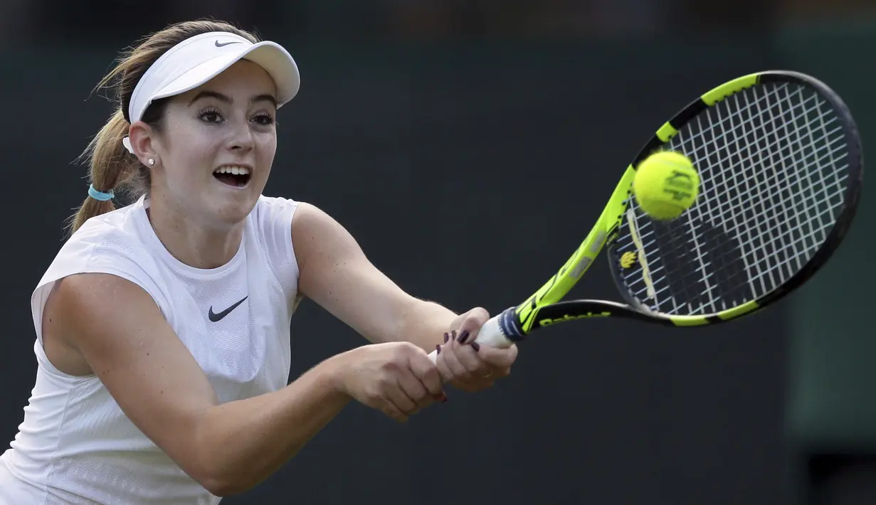 FOTO: Aksi Petenis Cantik Berusia 18 Tahun di Wimbledon 2017 - Ragam ...