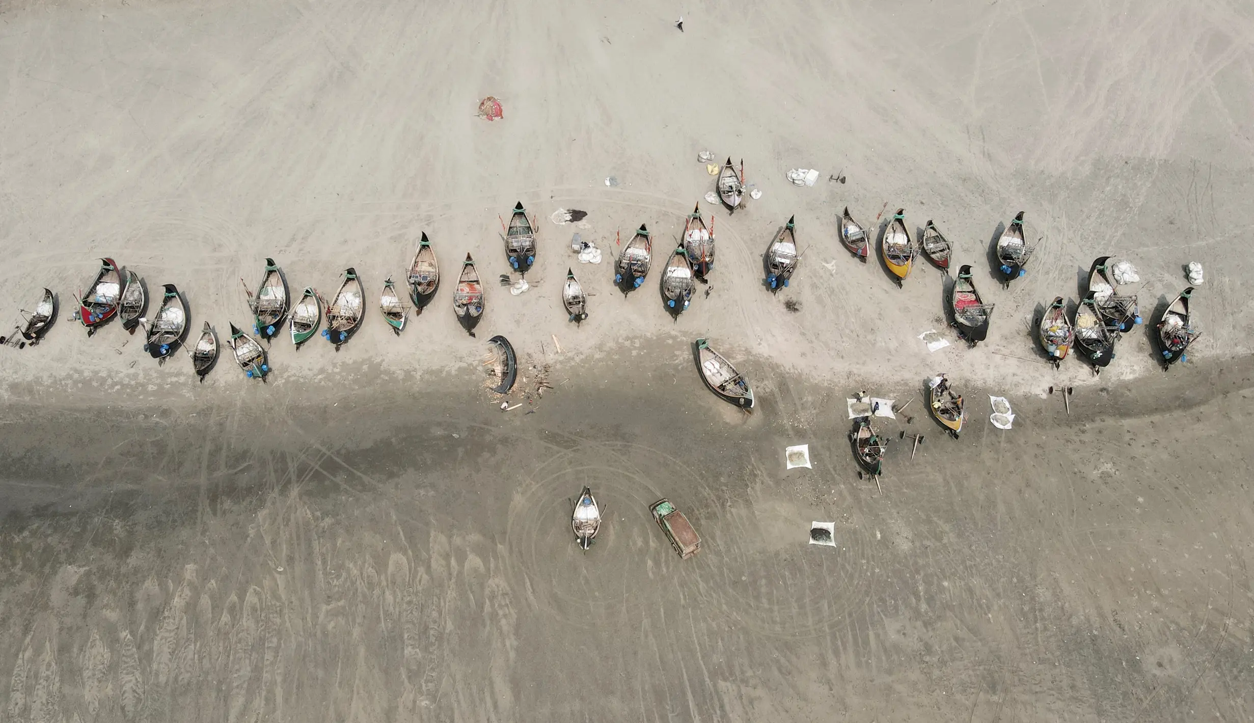 FOTO: Potret Nelayan Teluk Benggala di Bangladesh - Foto Liputan6.com