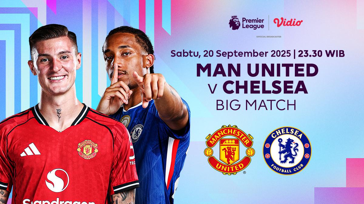 Link Live Streaming Liga Inggris Manchester United vs Chelsea ...