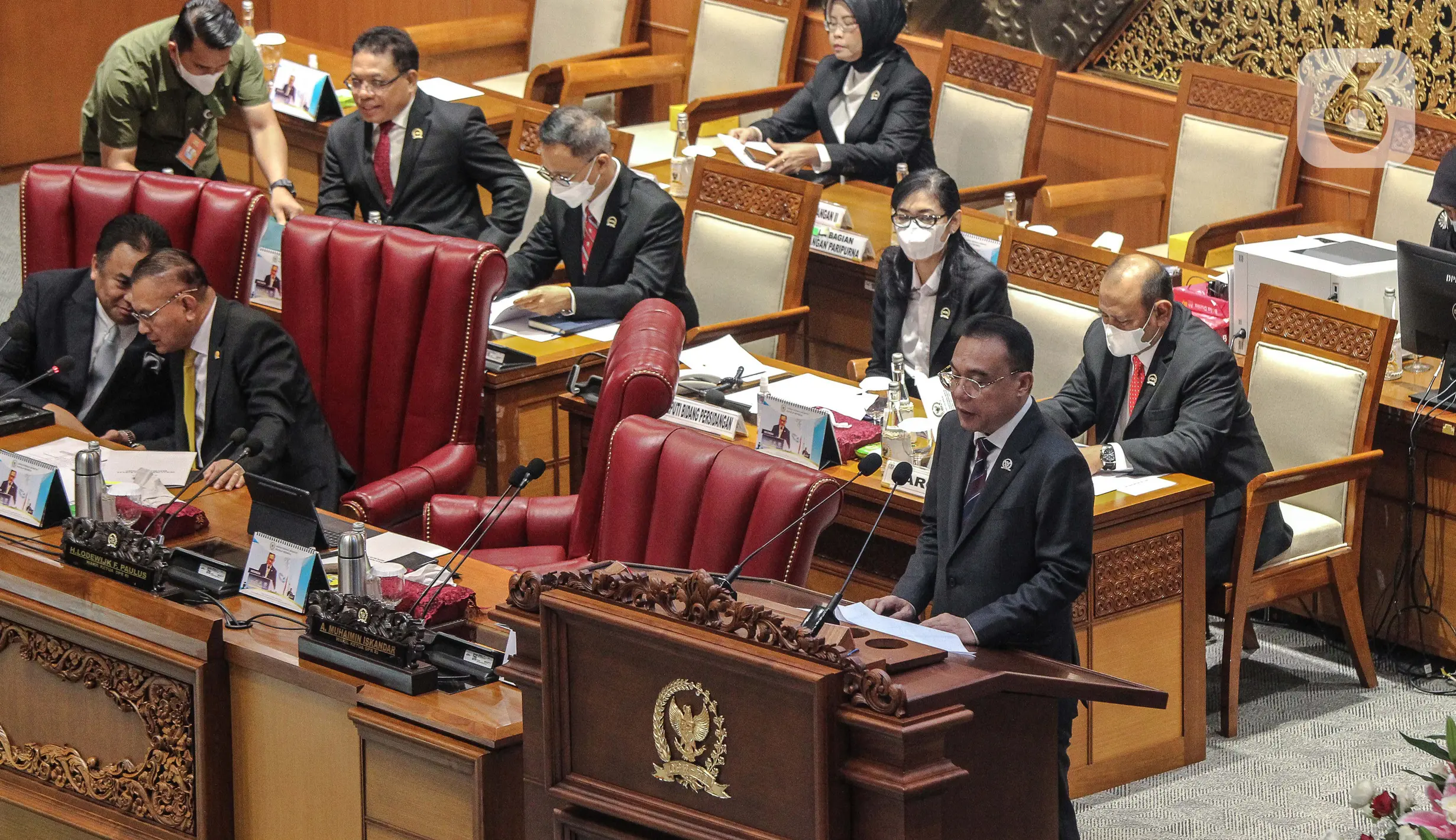 DPR RI Gelar Rapat Paripurna Penutupan Masa Sidang III 2022-2023 - Foto Liputan6.com