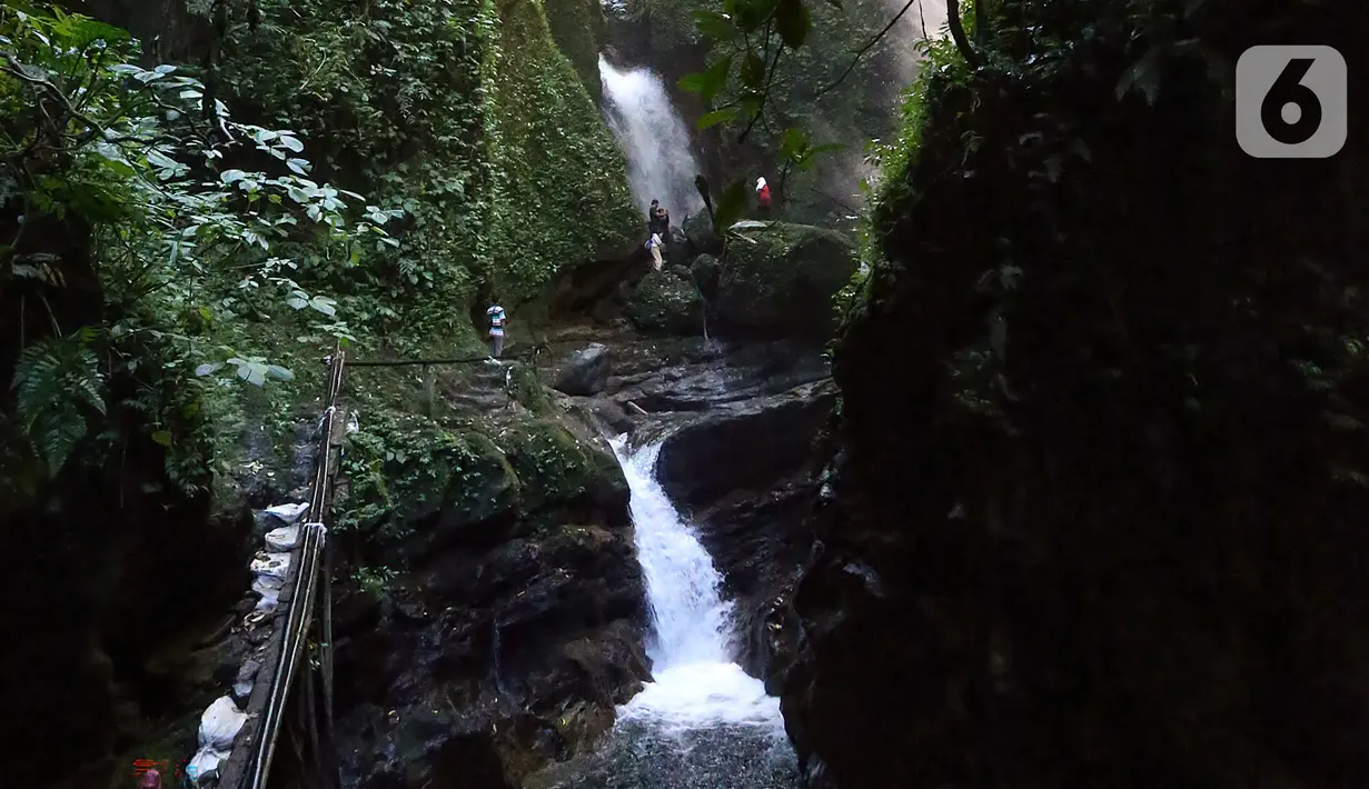 Pesona Keindahan Curug Walet Pamijahan Bogor - Foto Liputan6.com