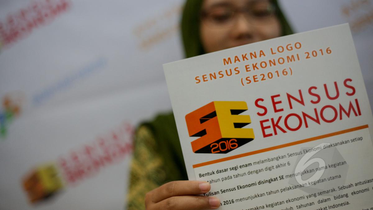 BPS Luncurkan Logo Sensus Ekonomi 2016