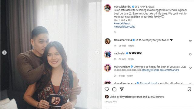 5 Fakta Marcel Chandrawinata Umumkan Kehamilan Deasy Priscilla, Dapat ...
