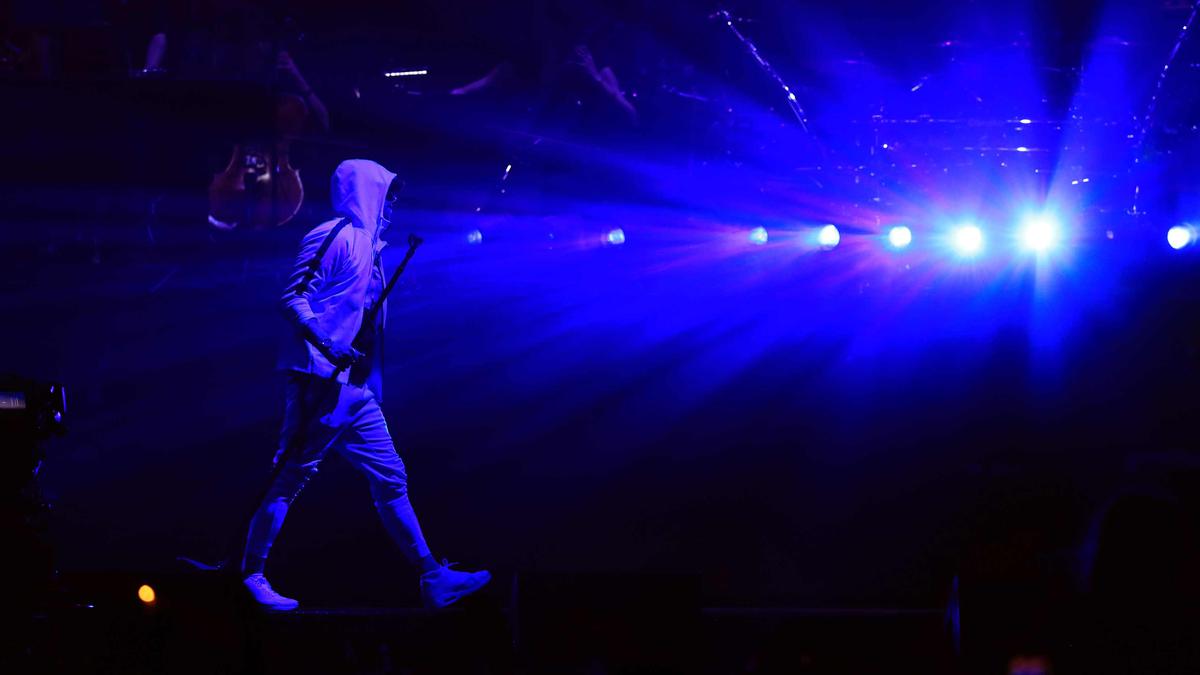 FOTO: Eminem Gebrak Panggung Festival Musik Coachella 2018 - Foto ...
