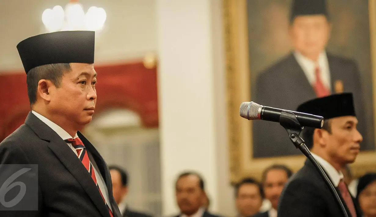 Jonan Resmi Jabat Menteri ESDM dan Arcandra Tahar Wakil Menteri - Foto ...