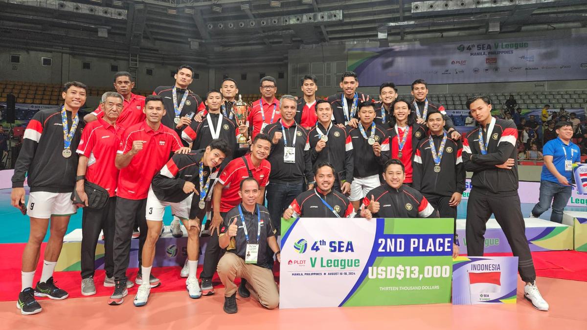 Hasil SEA V League 2024: Taklukkan Vietnam, Timnas Voli Indonesia Amankan Posisi Runner-up dan 2 ...