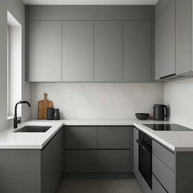 7 Desain Dapur Minimalis Ukuran 2x3 Bentuk L, Estetik dan Fungsional ...