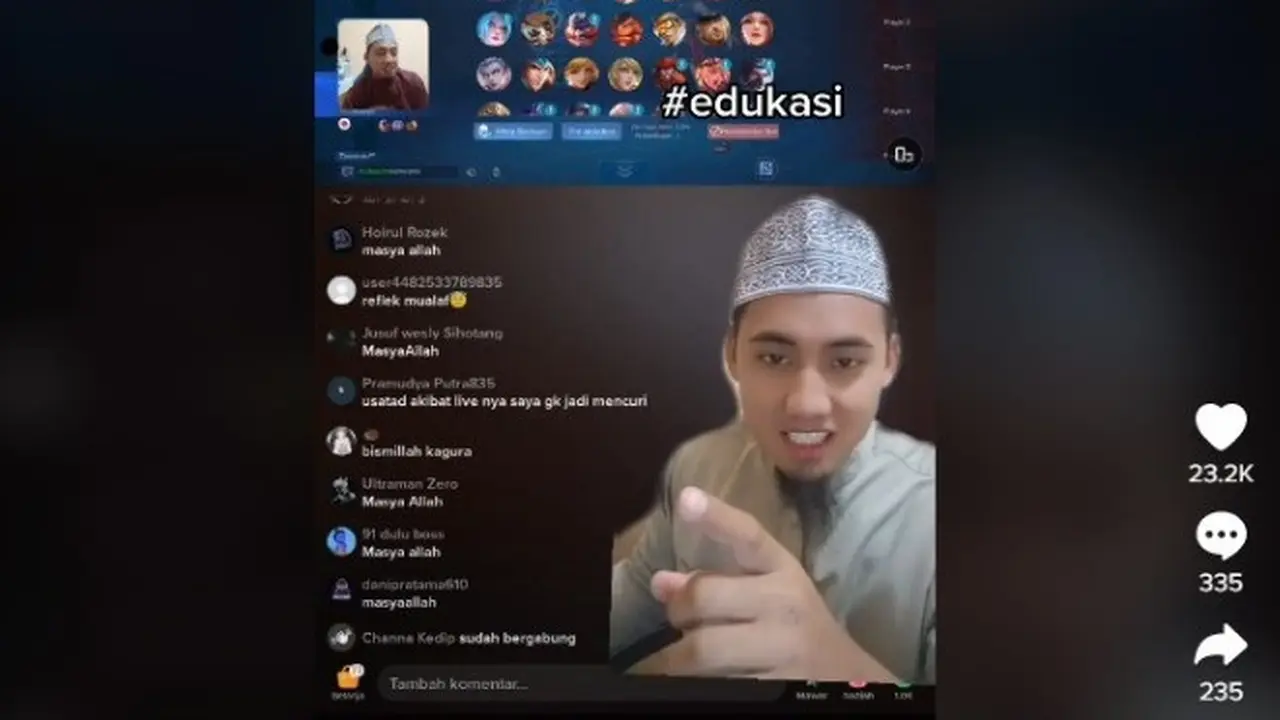 Viral Ustaz Dakwah Sambil Asyik Main Game Online Mobile Legend hingga ...