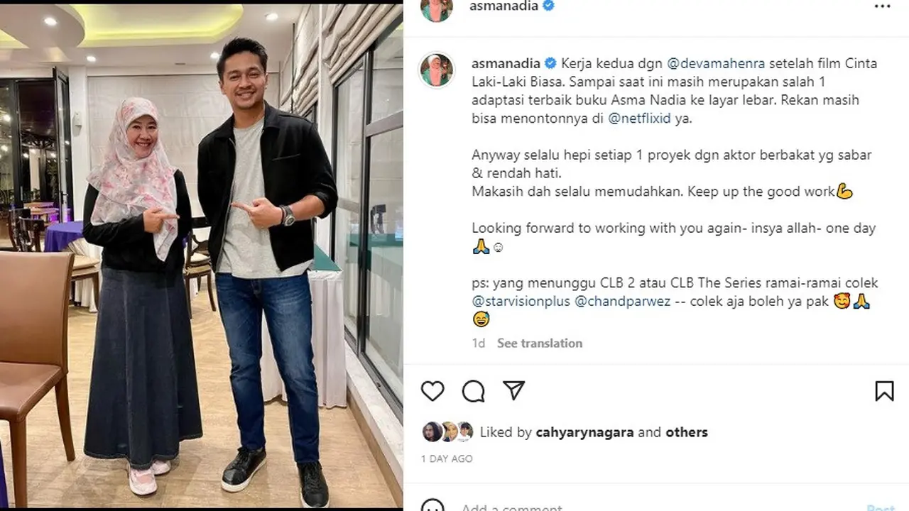 Deva Mahenra Pamit dari Ikatan Cinta, Asma Nadia dan Para Fans Ucap Terima Kasih hingga Jadi ...
