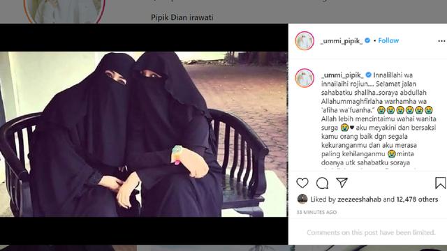 Artis Soraya Abdullah Meninggal karena Covid-19