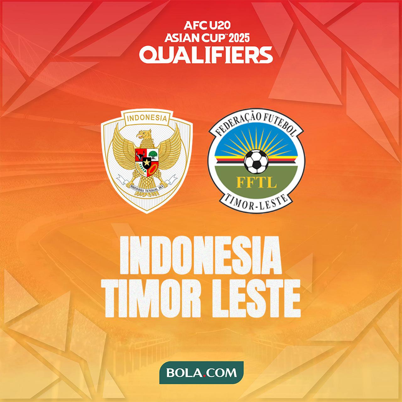 Link Live Streaming Timnas Indonesia U-20 Vs Timor Leste