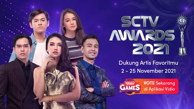Cara Voting Artis Favorit SCTV Awards 2021 Melalui Aplikasi Vidio - ShowBiz Liputan6.com