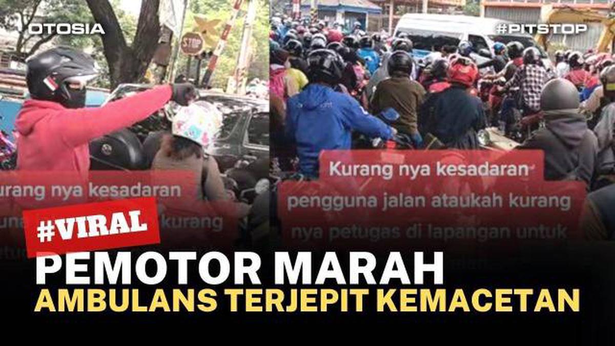 Pria Jaket Merah Marah ke Pengendara Lain Gara-gara Tak Beri Jalan ke ...
