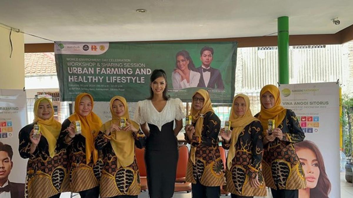 Sosialisasikan Urban Farming, Vina Sitorus Ungkap Pentingnya ...
