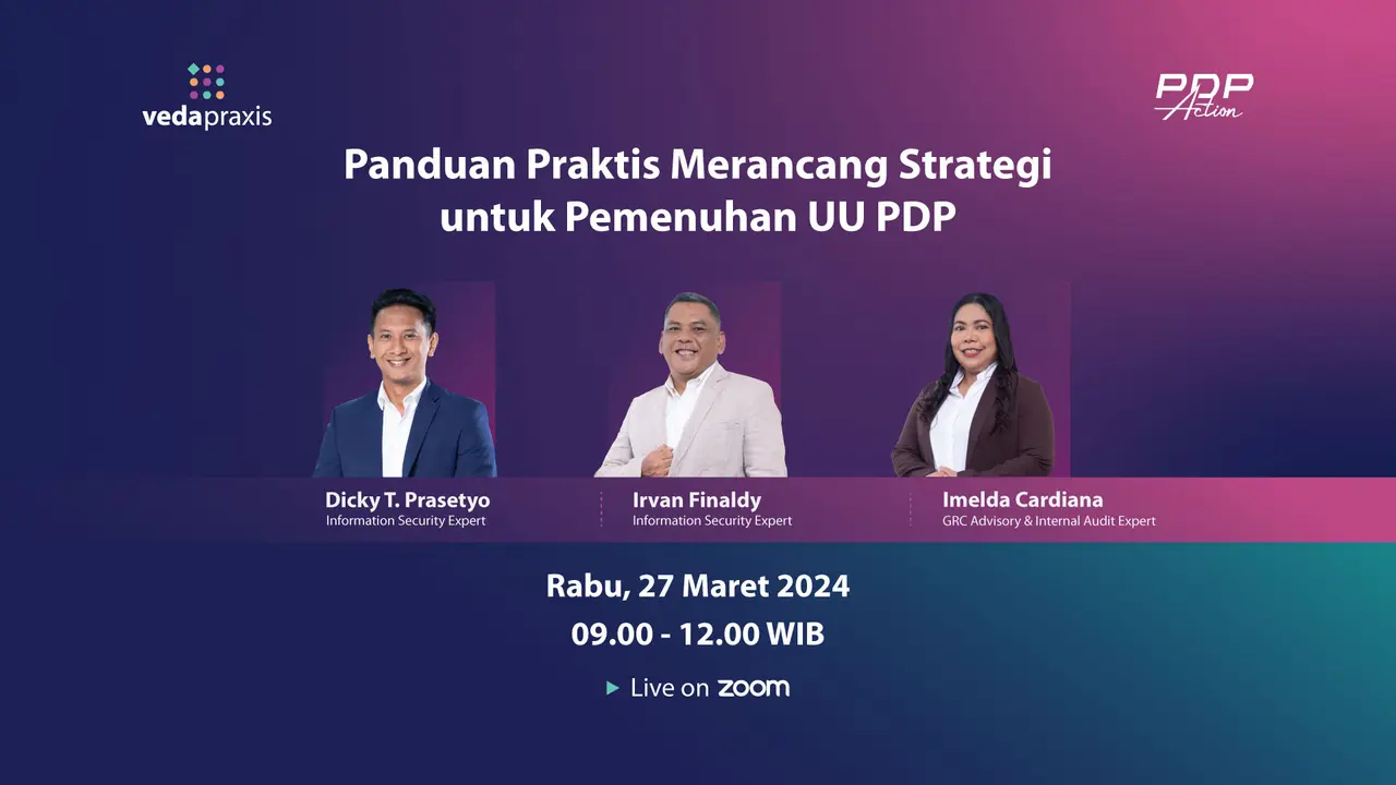 PDP Gelar Webinar Panduan Praktis Merancang Strategi Tentang Pelindungan Data Pribadi ...