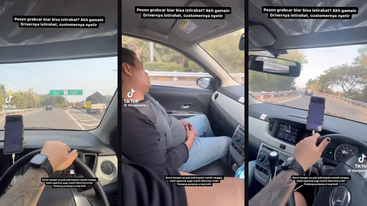 Sopir Taksi Online Tak Kuasa Menahan Kantuk, Akhirnya Penumpang Gantikan Mengemudi - Otomotif ...