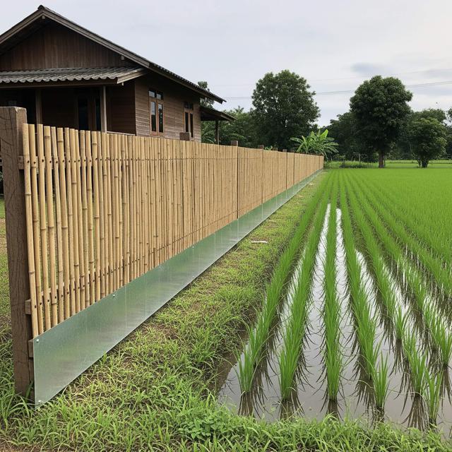10 Desain Rumah di Tepi Sawah dengan Pagar Pengaman Anti Ular, Aman dan ...