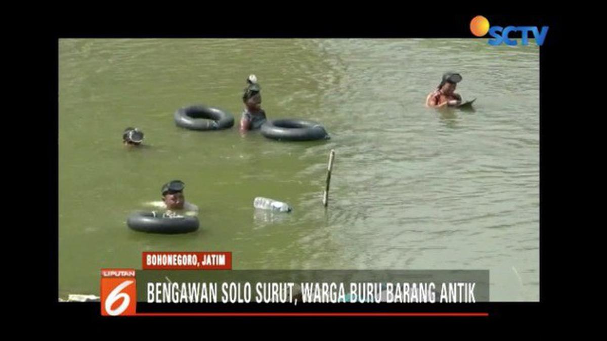 Berburu Harta Karun di Sungai Bengawan Solo - News Liputan6.com