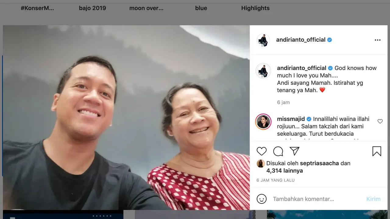 Ibunda Musisi Andi Rianto Meninggal Dunia - ShowBiz Liputan6.com