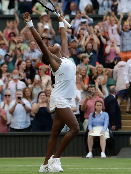 FOTO: Cori Gauff Teruskan Sensasi di Turnamen Tenis Wimbledon 2019 ...