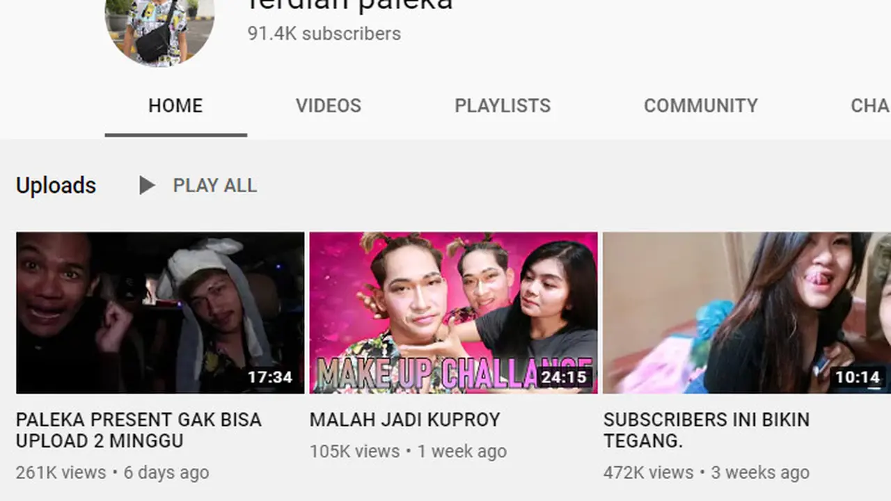 Heboh Aksi Prank Youtuber Bandung Ferdian Paleka Bikin Murka Warganet ...