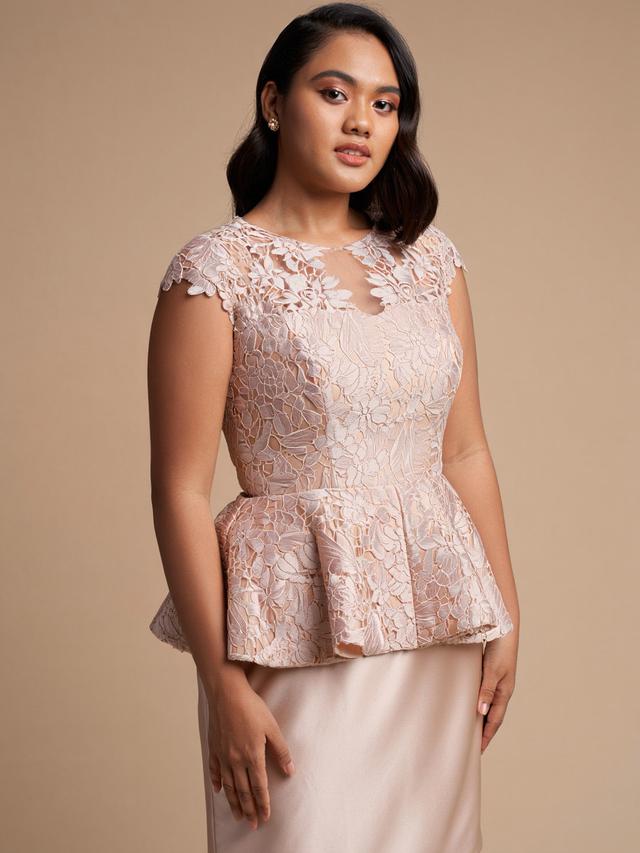 11 Model Dress Brokat Satin Mewah yang Memukau di 2025, Tampil Stunning ...