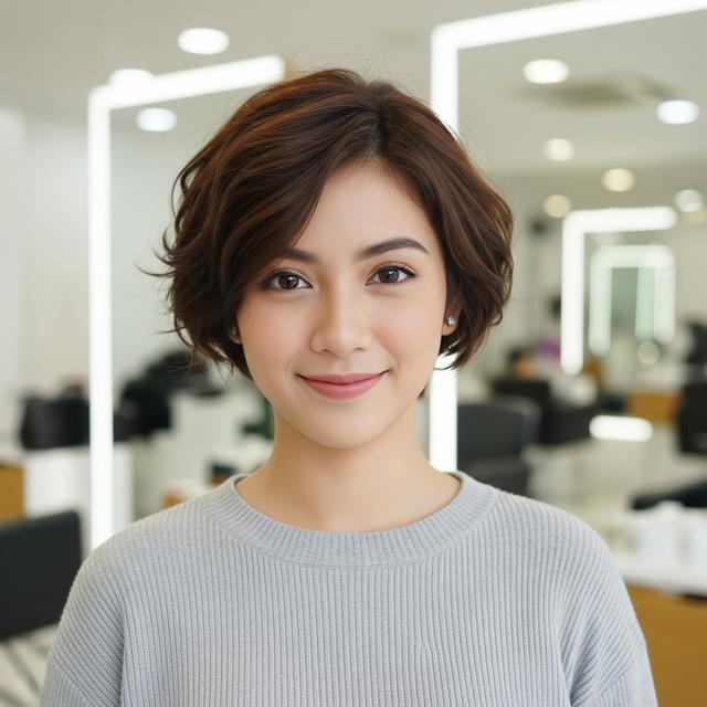 7 Model Rambut Pendek Wanita 2025 Agar Tidak Kelihatan Terlalu Kurus