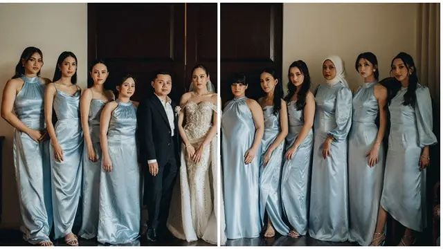 6 Potret Bridesmaids Salshabilla Adriani, Kompak Sejak Bridal Shower ...